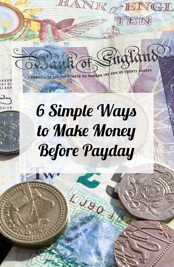 6 Simple Ways to Make Money Before Payday | Suburban Mum