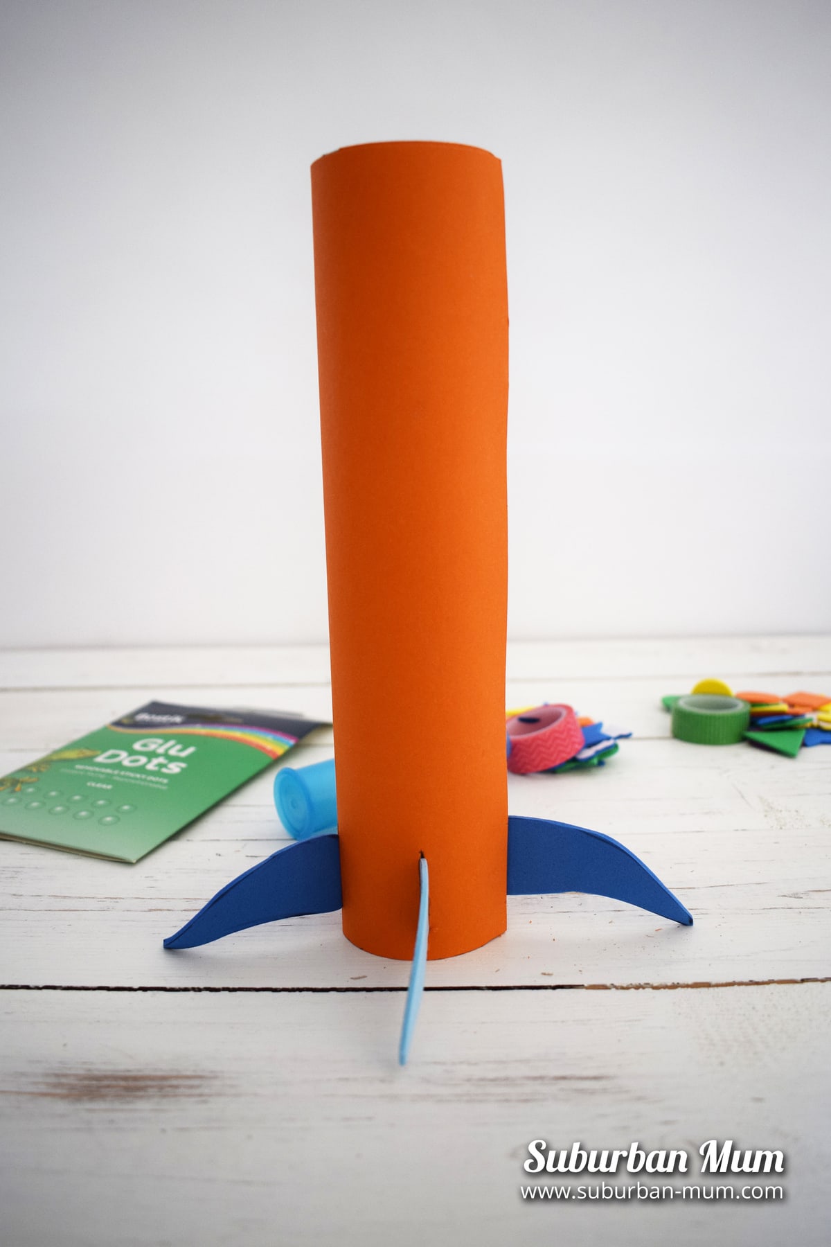 Craft Corner: How to make a colourful Space Rocket | Suburban Mum