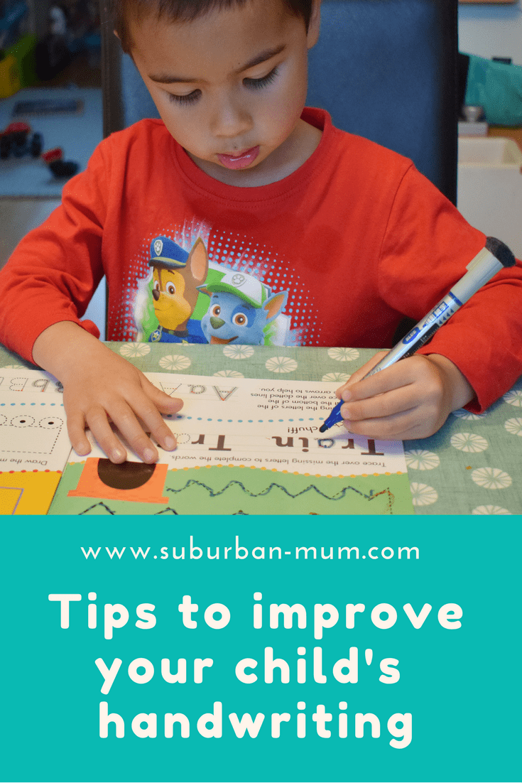 How to improve your child's handwriting + free printables | Suburban Mum