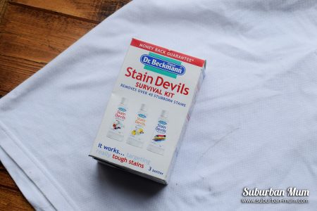 Staying stain-free with Dr Beckmann Stain Devils Survival Kit ...