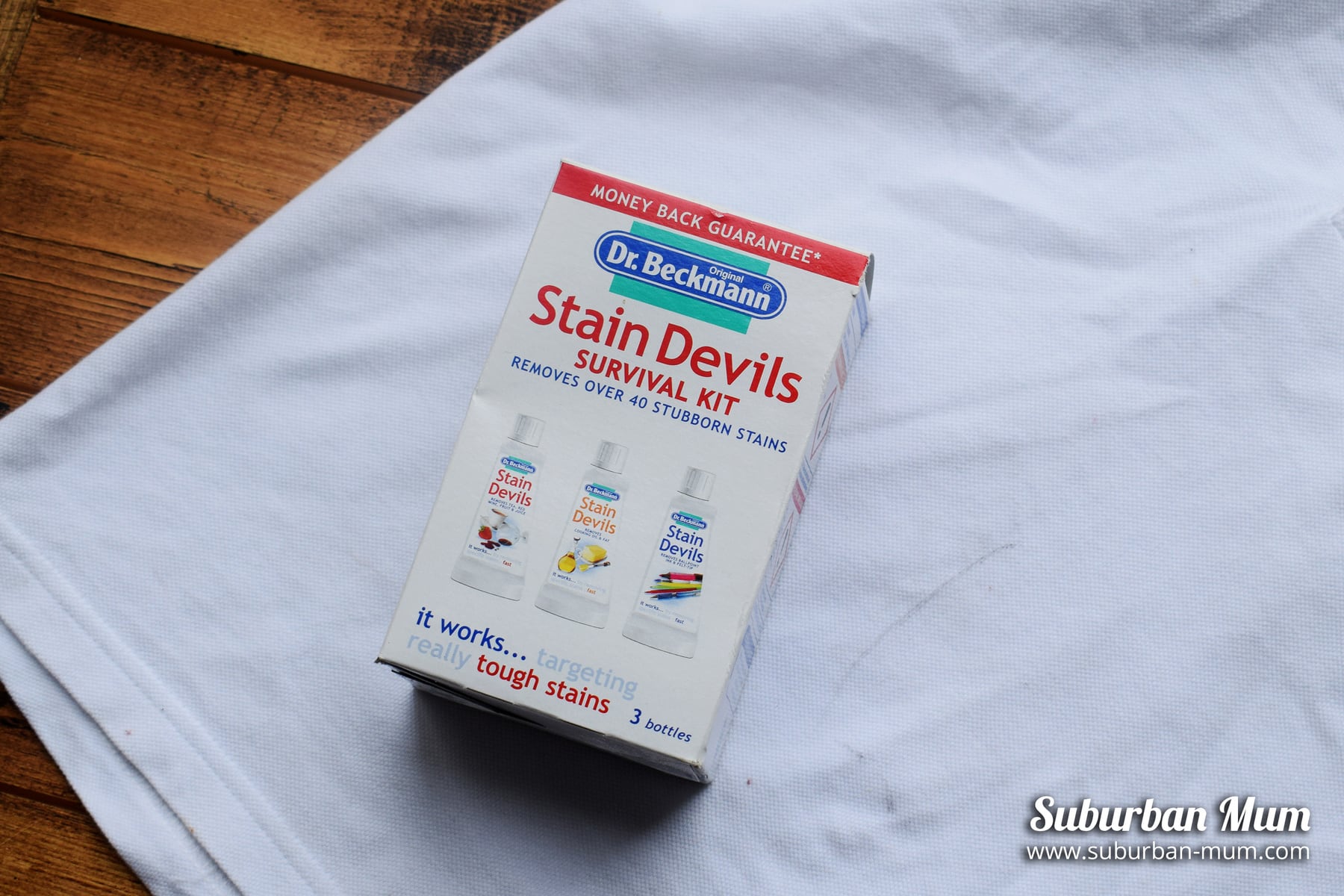 Staying stain-free with Dr Beckmann Stain Devils Survival Kit ...