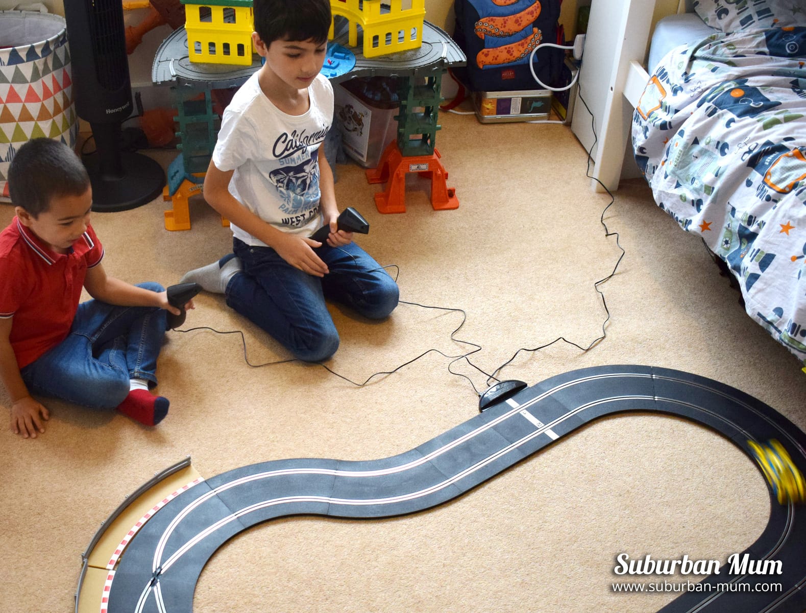 Family fun with the Scalextric Endurance Set | Suburban Mum