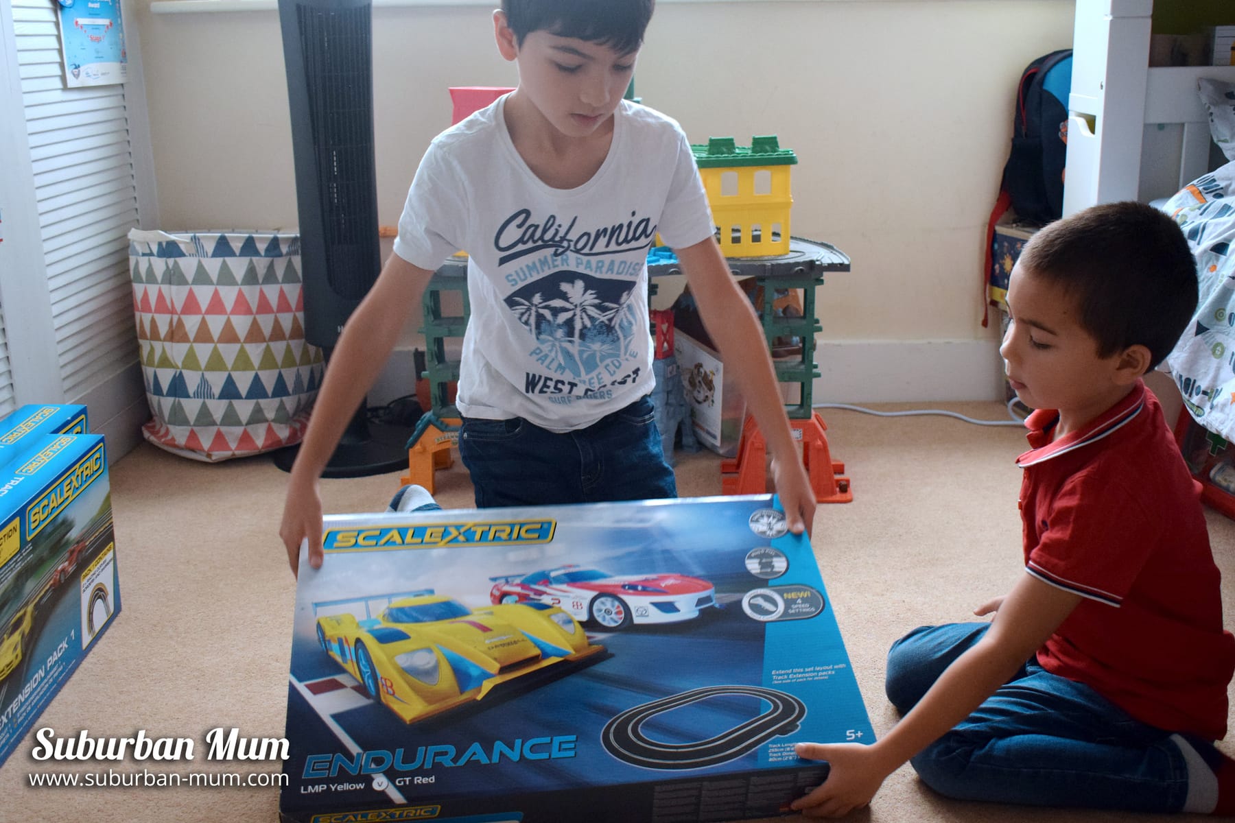 Family fun with the Scalextric Endurance Set | Suburban Mum