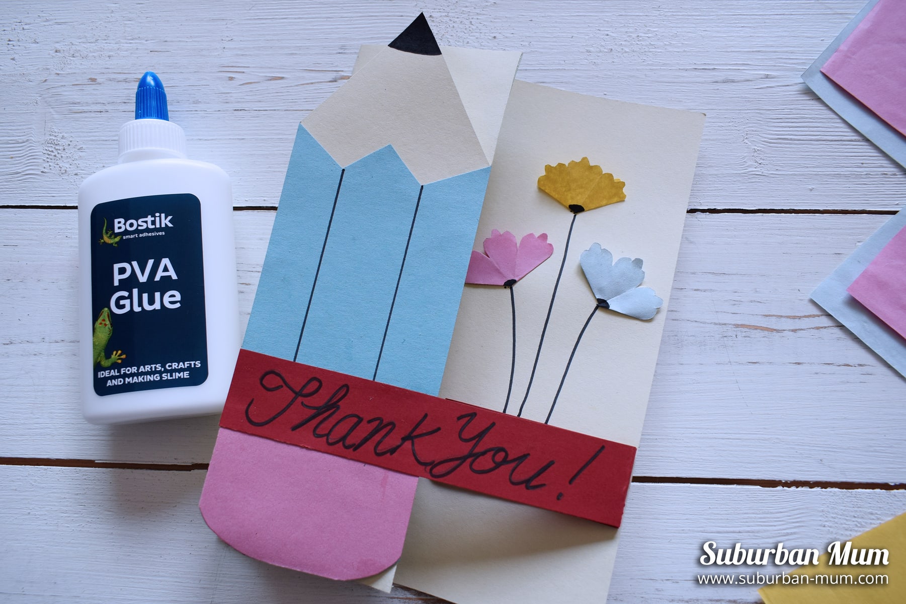 Craft Corner: How to make a Thank You card for Teachers | Suburban Mum