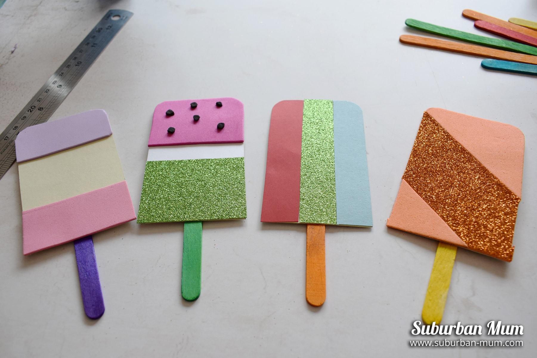 Craft Corner: Ice Lolly Bunting | Suburban Mum